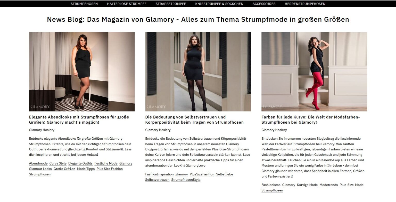 Glamory Strumpfhosen – Strumpfmode für Sie und Ihn bis 4XL – format ...
